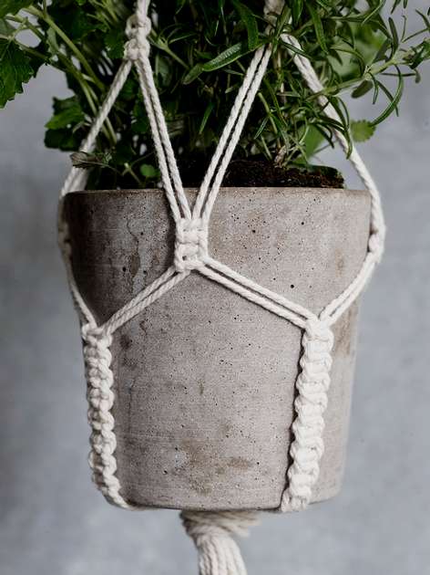 Makramee-amppeli – opettele solmutekniikka ja tee trendikäs naruamppeli ...