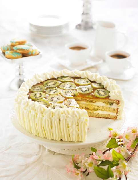 Kiivi-kookostäytekakku | Maku